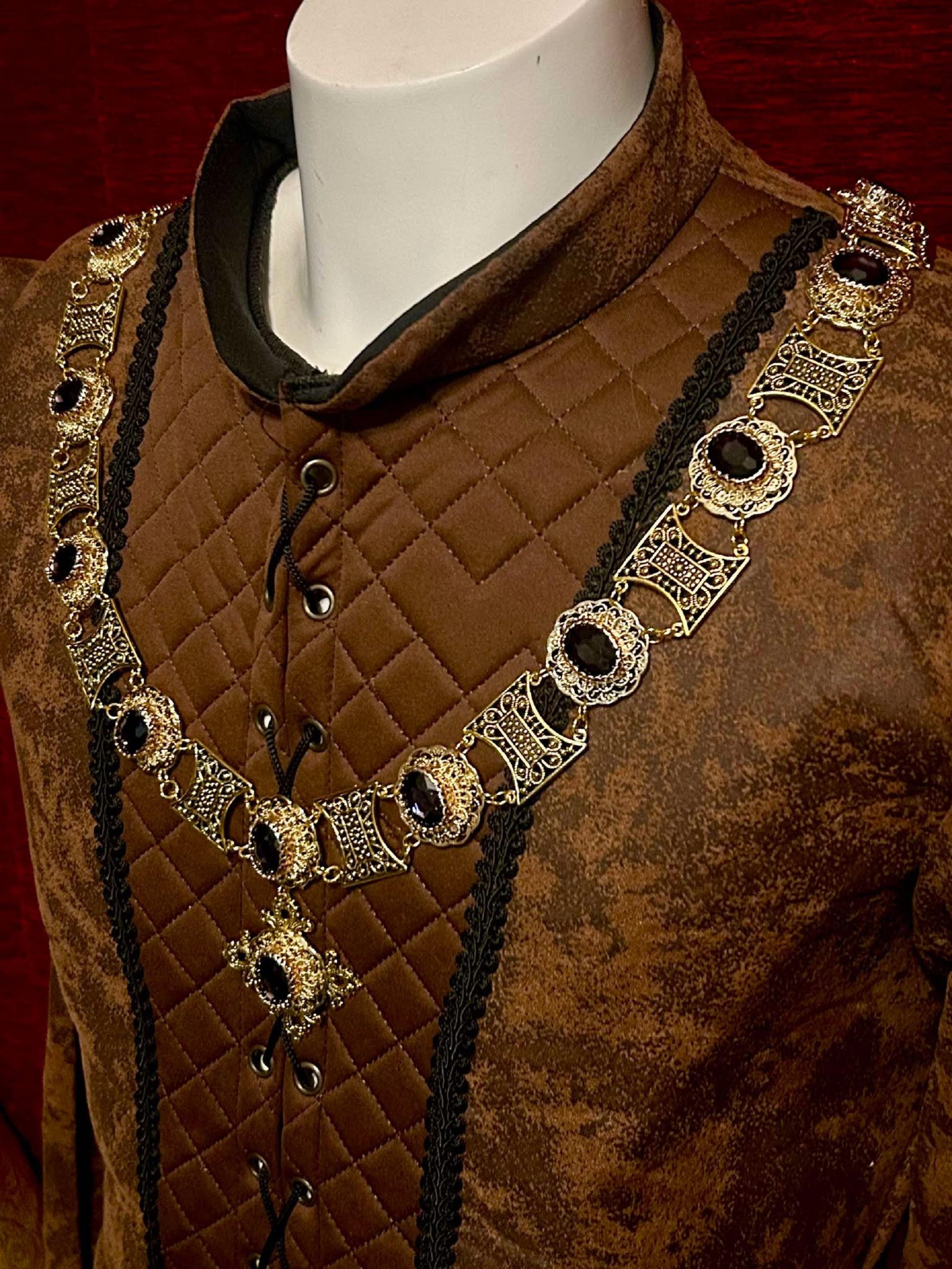 Handcrafted Royal Purple Tudor Chain: Renaissance Costume Collar - Etsy