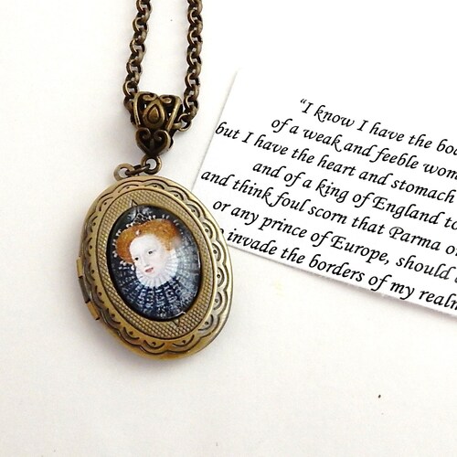 Anne Boleyn Locket Necklace Queen of England Historical - Etsy UK