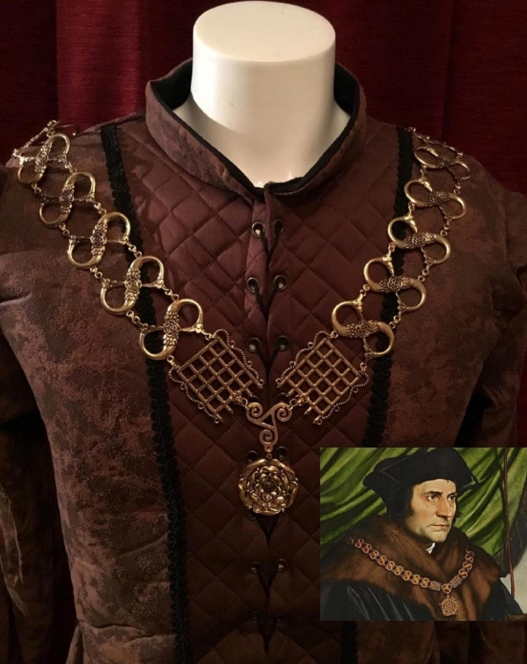 Sir Thomas More Livery Collar: Tudor Chain of Office, Historical ...
