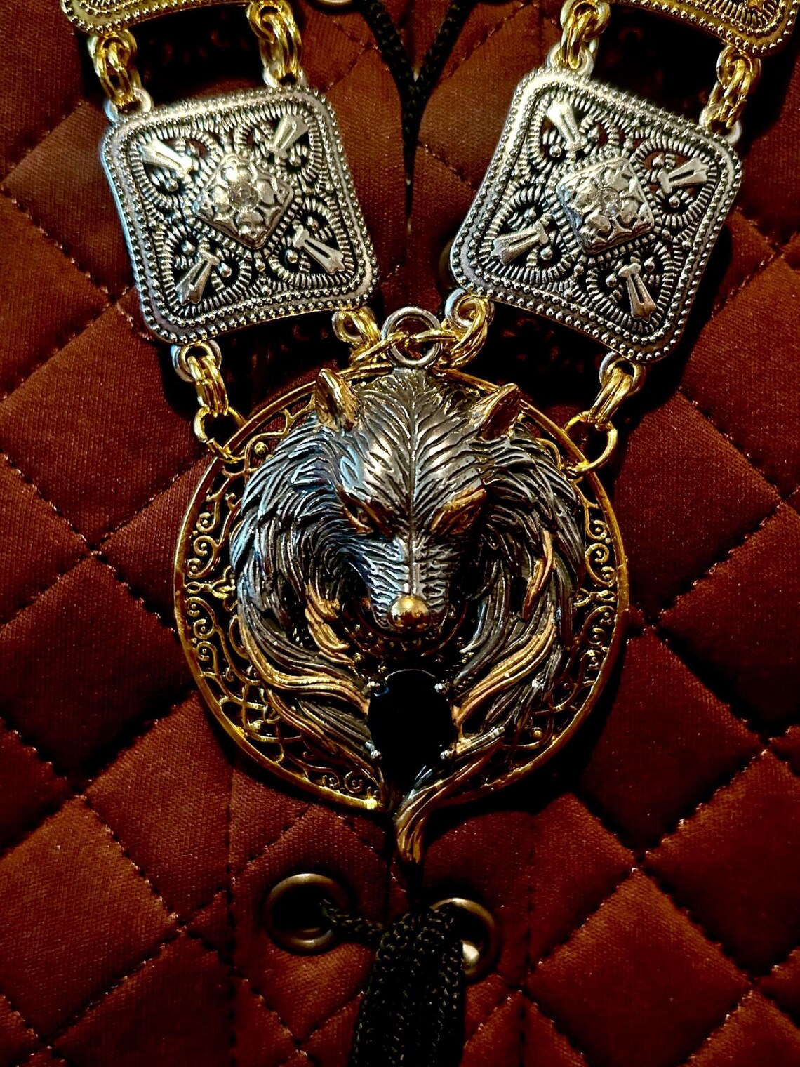 Wolf Medieval Chain of Office: Livery Collar, LARP Cosplay - Etsy