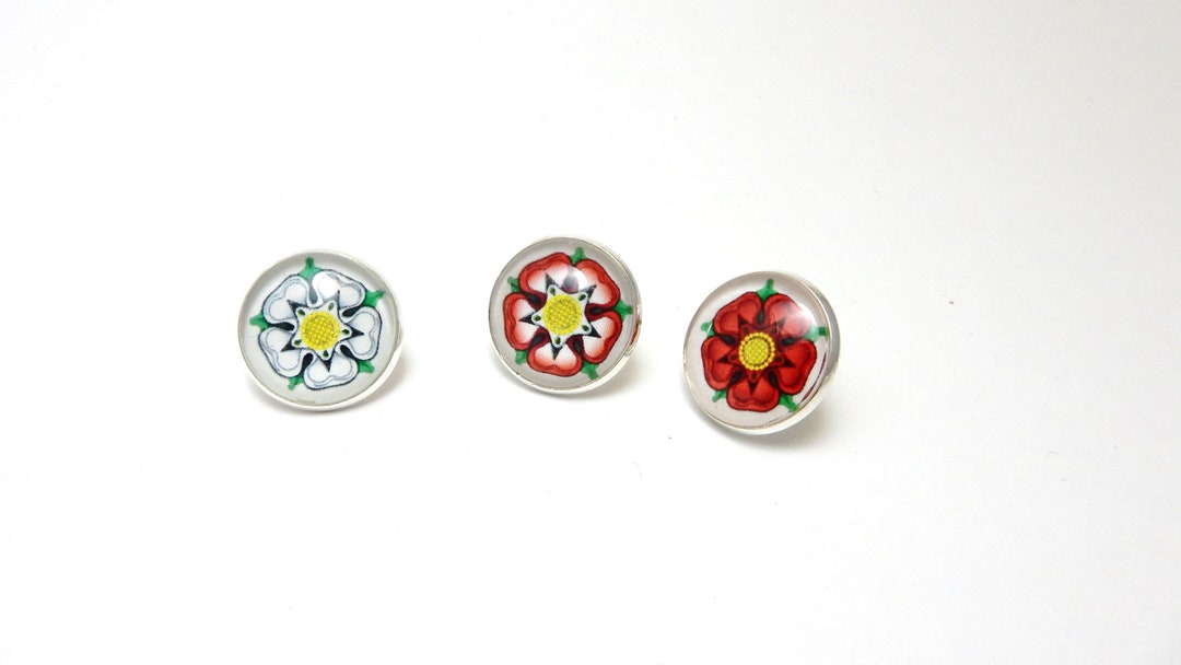 Tudor Rose Tie Pin: War of the Roses Historical Jewelry - Etsy