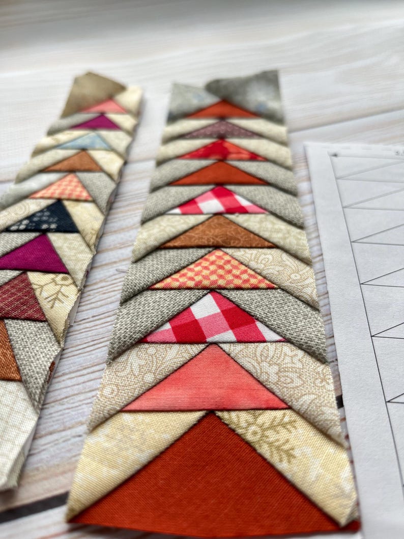 Flying Geese and Half-square Triangle Quilt Block Pattern Bundle PDF - Etsy