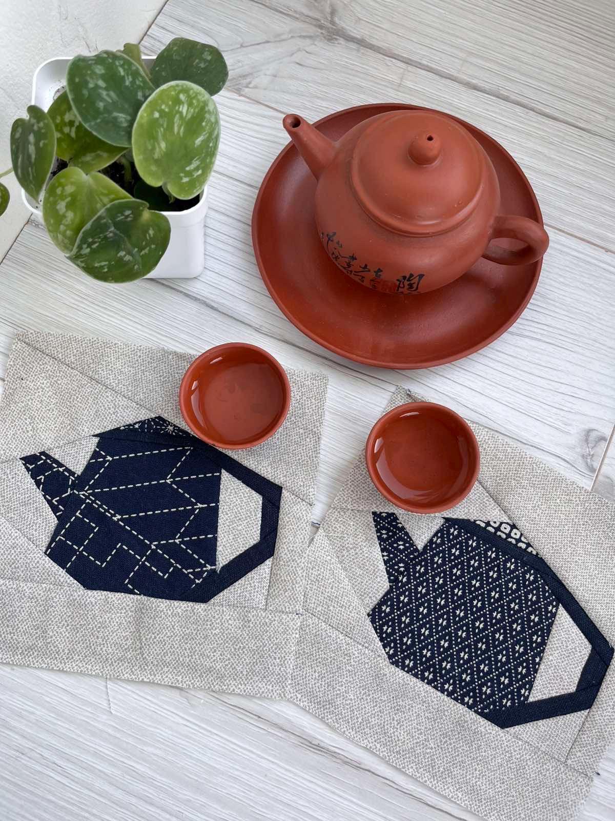 Teapot FPP Quilt Block Pattern (3in — 8in) - Etsy
