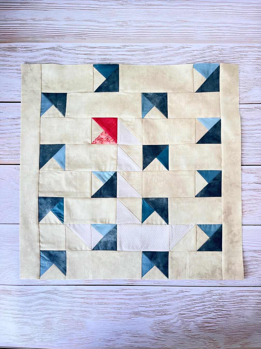 Sea Boat Quilt Pattern –pillow Top (FPP and Classic Patchwork) - Etsy