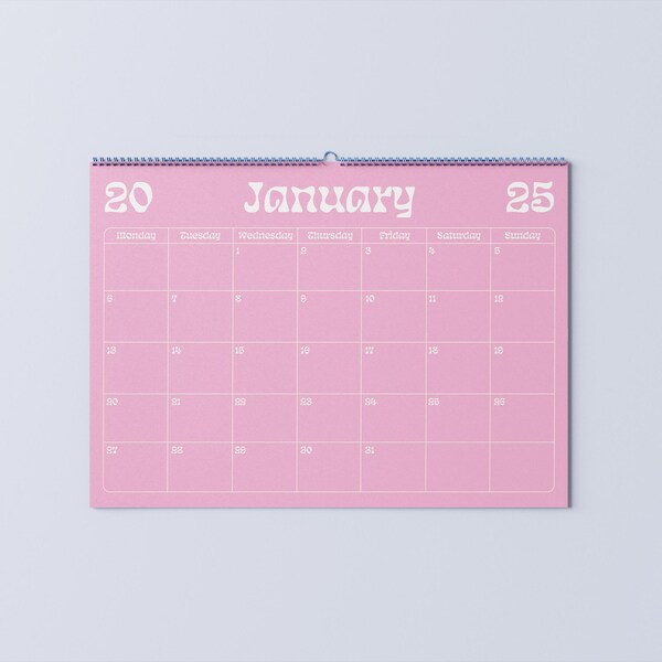 2025 Girly Calendar - Etsy