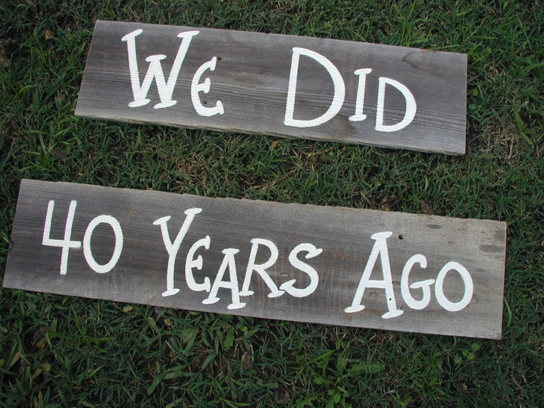 Rustic Anniversary Sign / Wedding Anniversary Sign / 50th | Etsy
