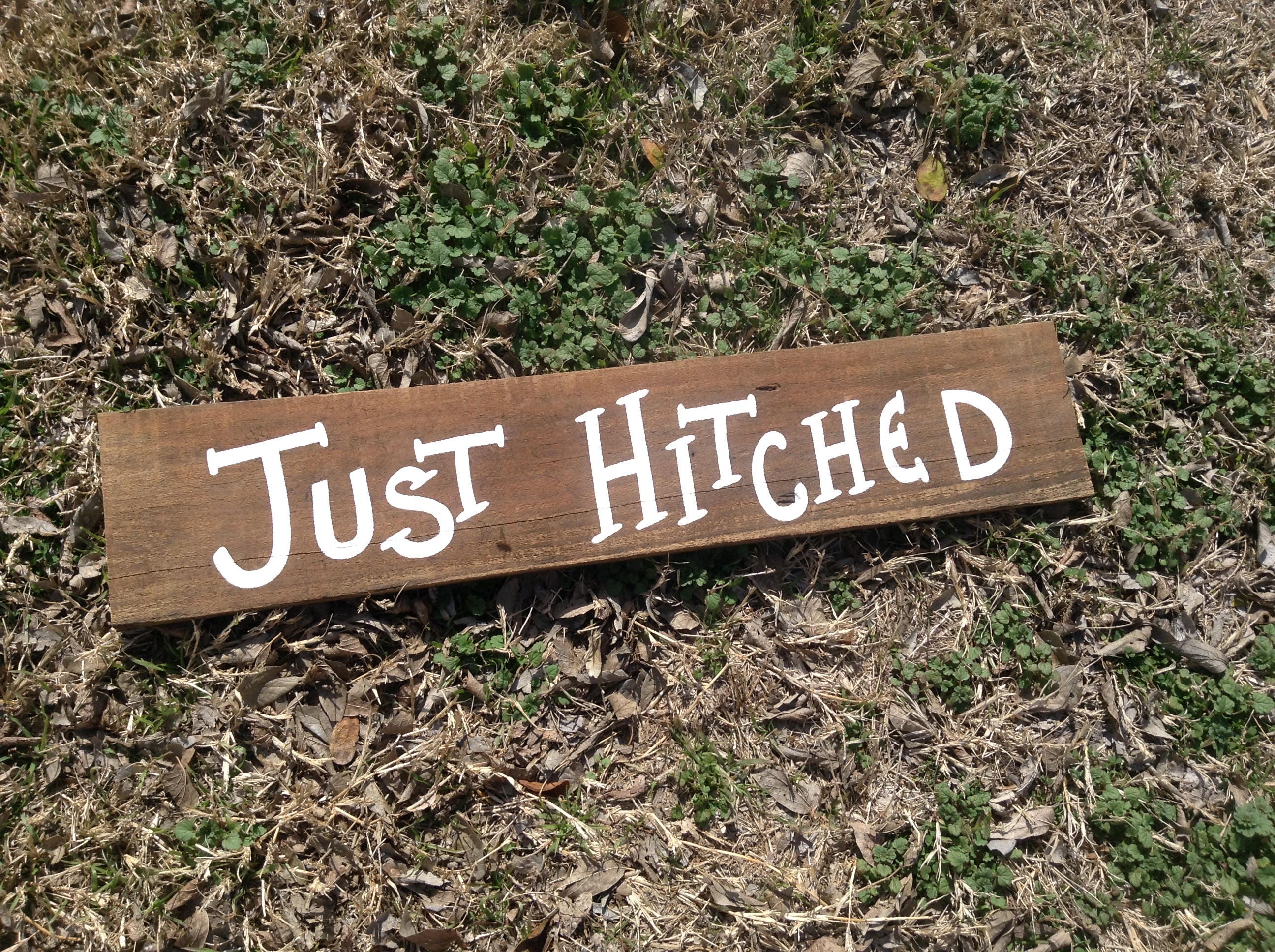 Just Hitched Sign