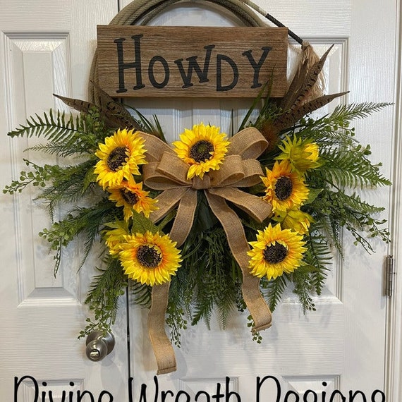 Rustic Howdy Sign / Western Howdy Sign / Rustic Welcome Sign / - Etsy