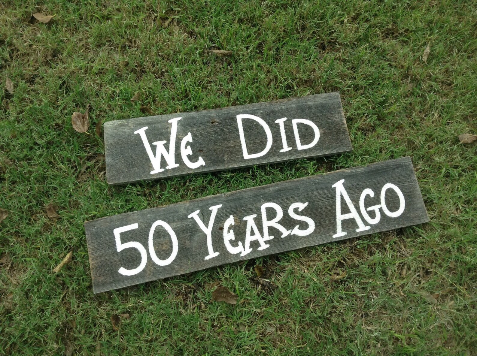Rustic Anniversary Sign / Wedding Anniversary Sign / 50th | Etsy