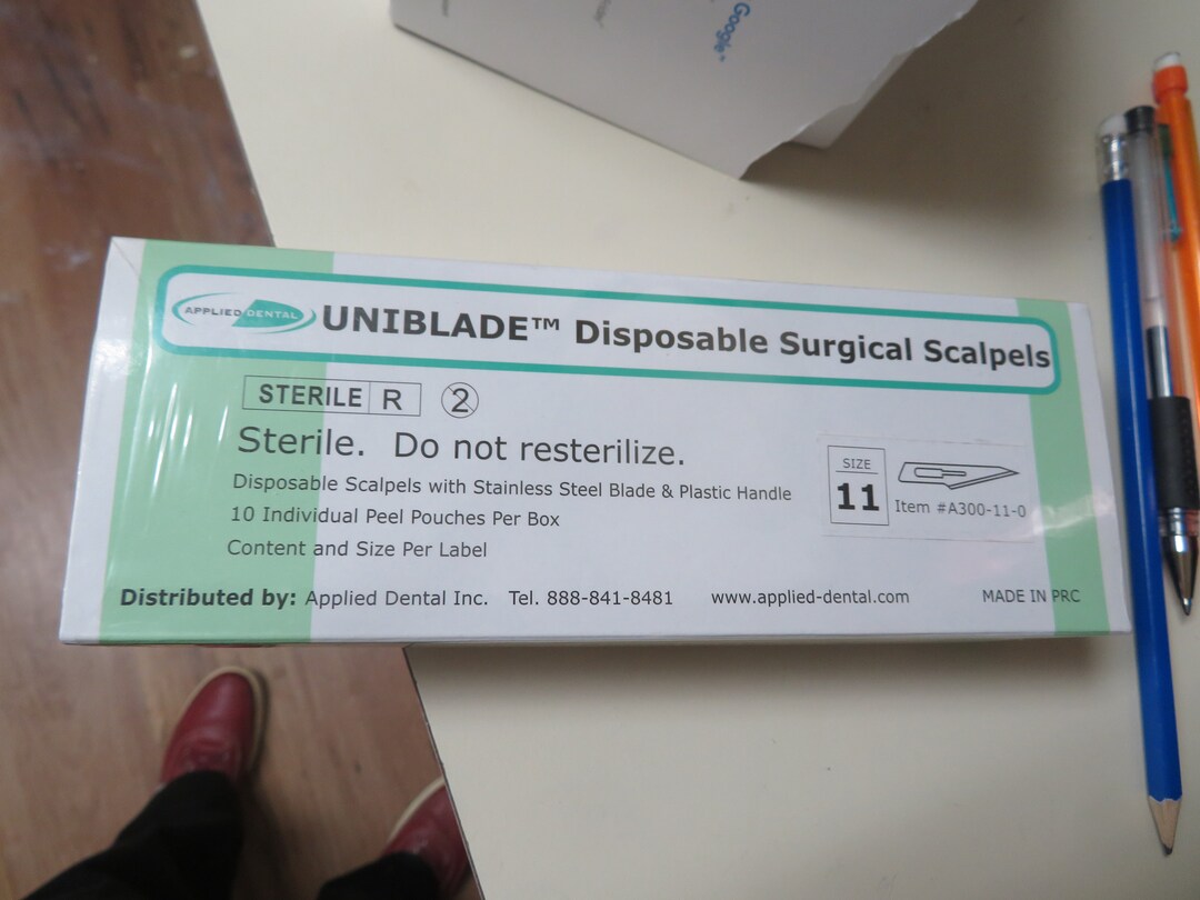 New Box of Ten Sutgical Scalpels in the Original Box - Etsy
