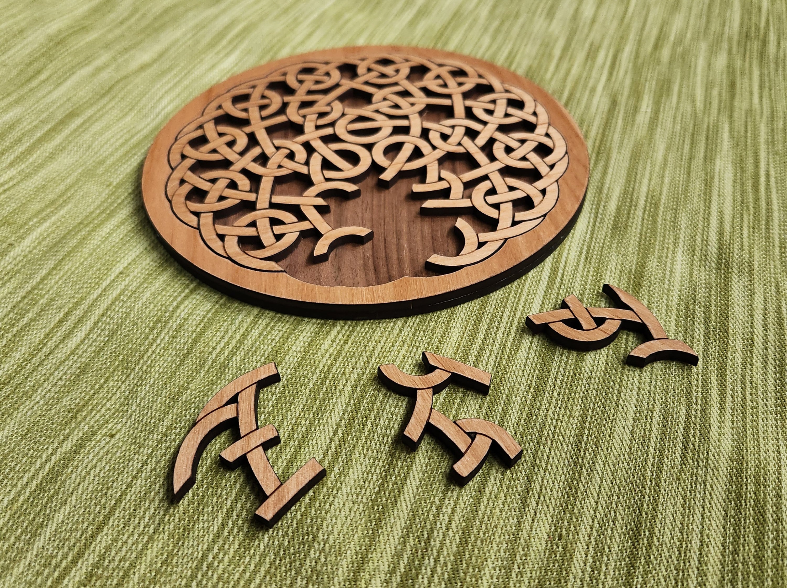 Celtic Circle Large Wooden Brain-teaser Puzzle - Etsy