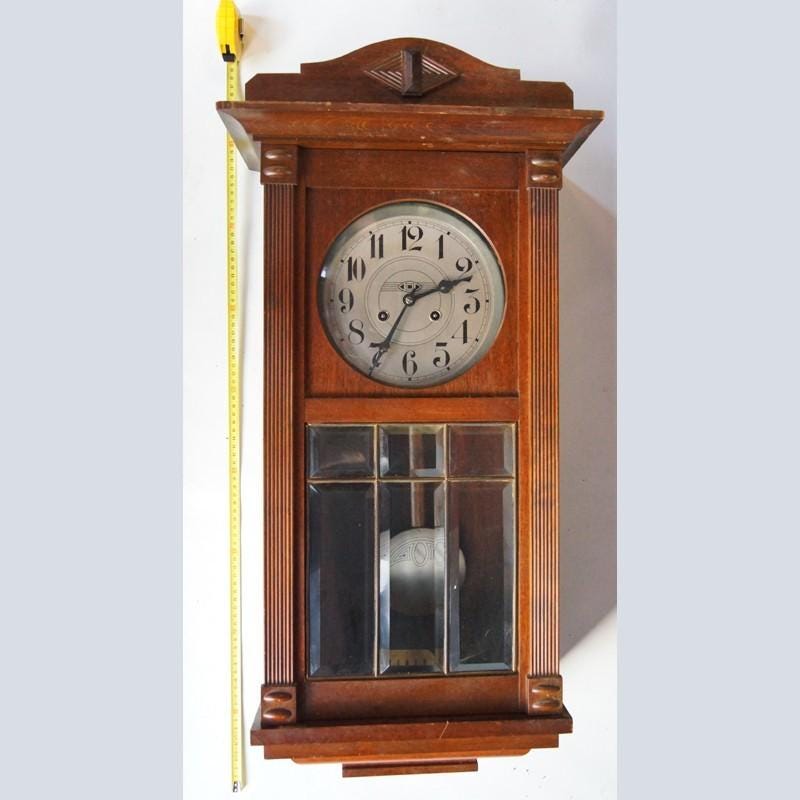 ANTIQUE Wall Oak Clock With Pendulum 1900 D.R.P. AWC-182 - Etsy