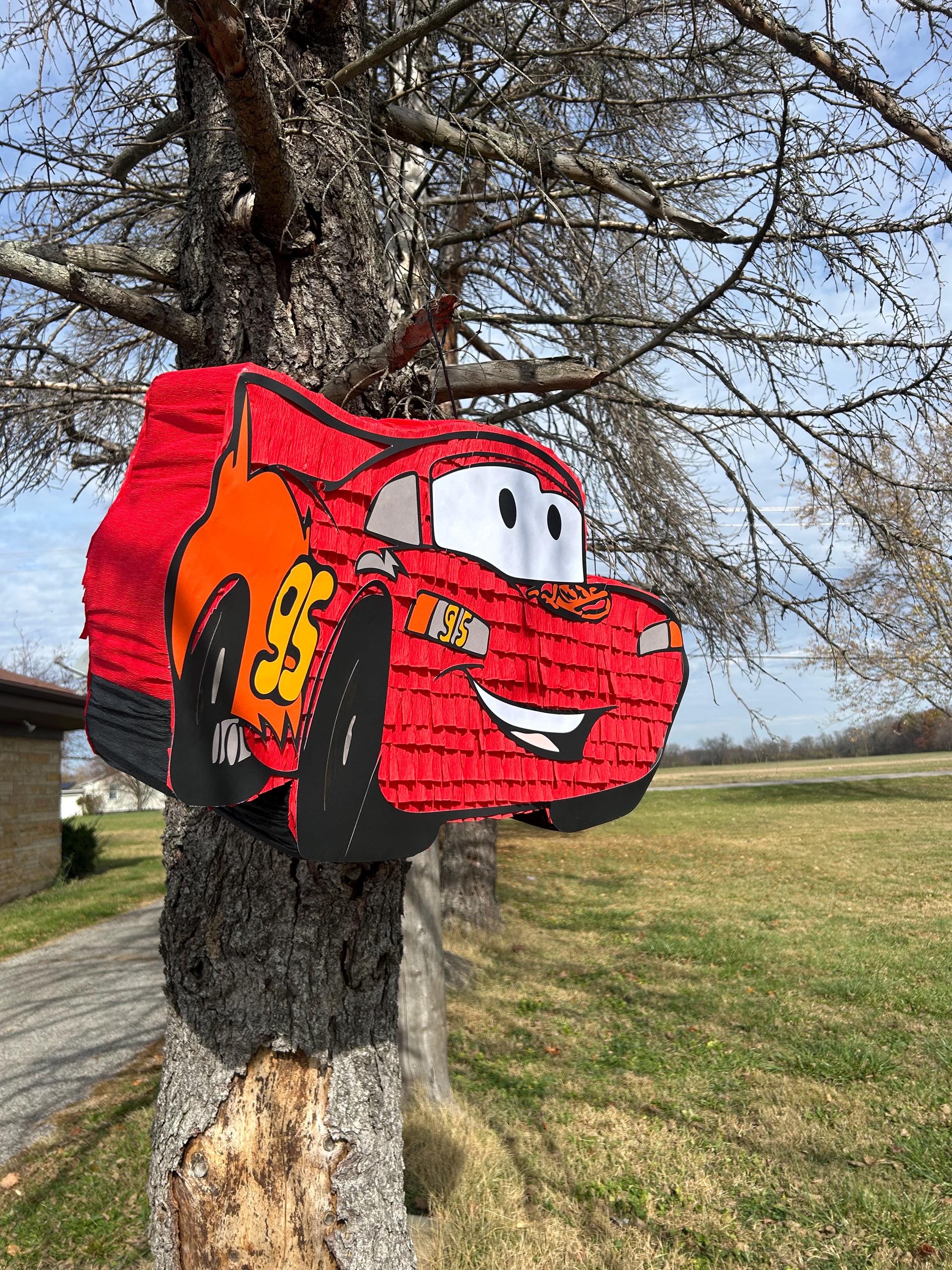 Lightning Mcqueen Piñata: Cars Birthday Party Decor - Etsy