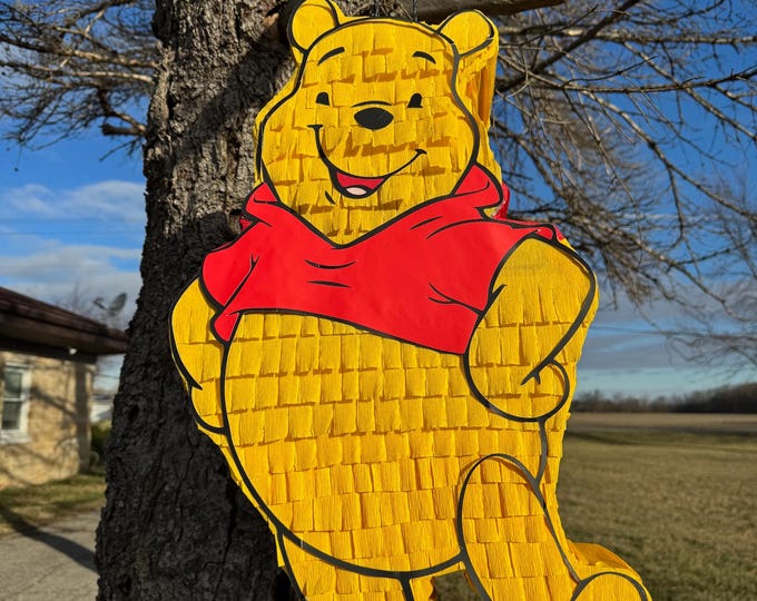 Winnie the Pooh Inspired Piñata, Winnie the Pooh Party Supplies, Winnie ...