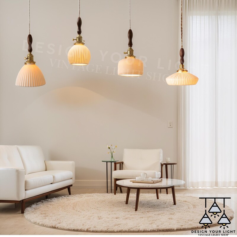 Ceramic Pendant Light - Etsy