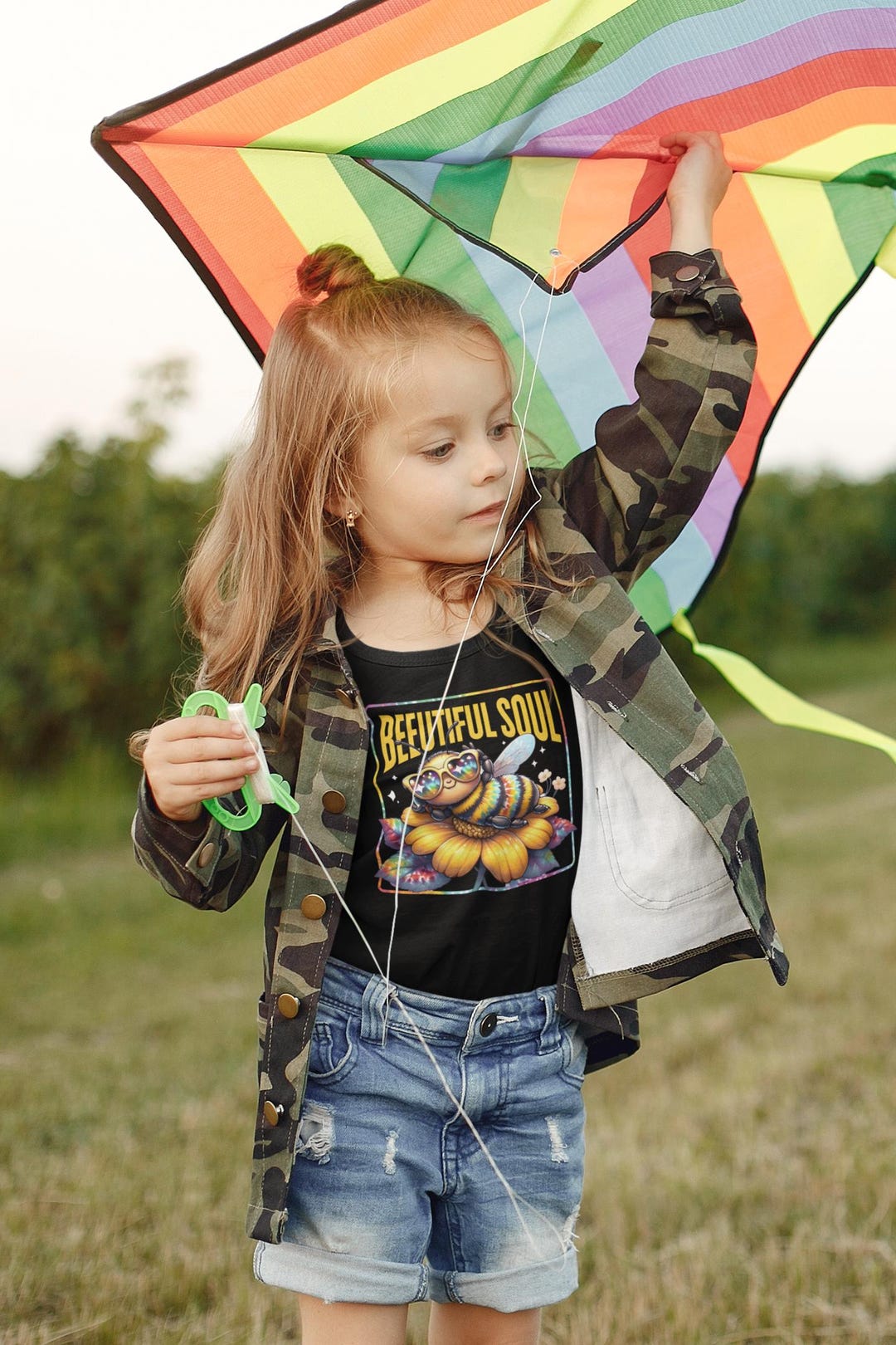 Beautiful Soul Bee Tank Top for Kids, Cute Summer Top, Gift for Young ...