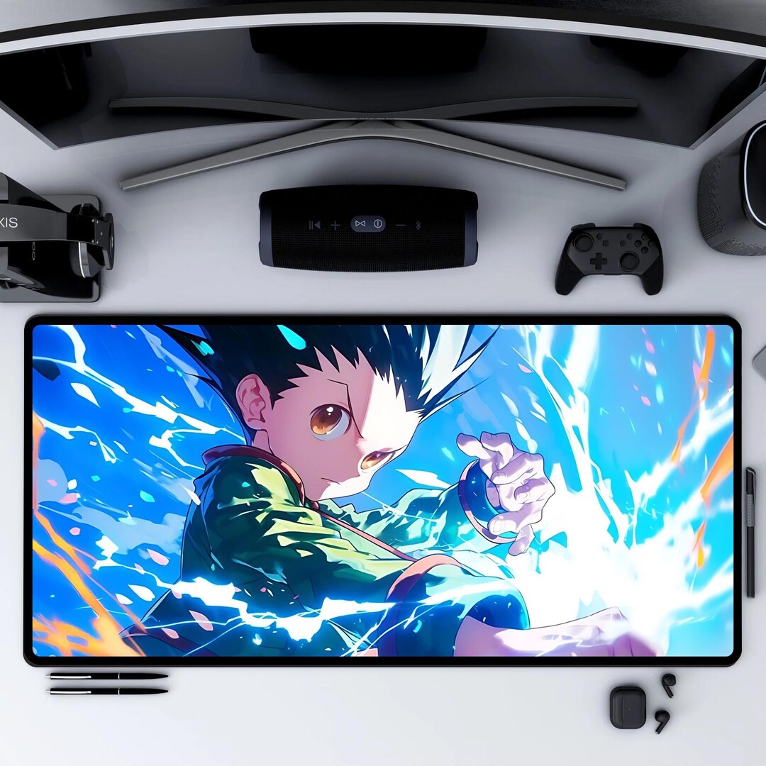 Gon Desk Mat Gaming Mouse Pad Vintage Anime Desk Mat Gift for Anime ...
