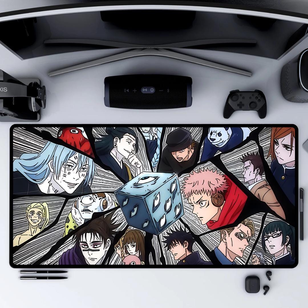 Jujutsu Kaisen Desk Mat Gaming Mouse Pad Anime Desk Mat Gift for Anime ...