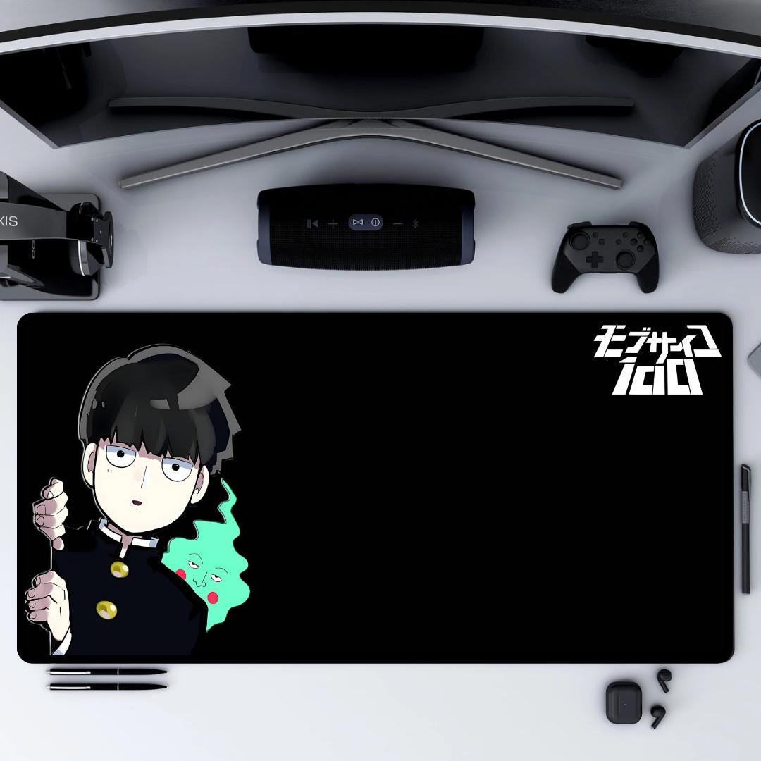 Mob Psycho Gamer Pad Anime Lover Gift Shigeo Kageyama Mousepad Anime ...