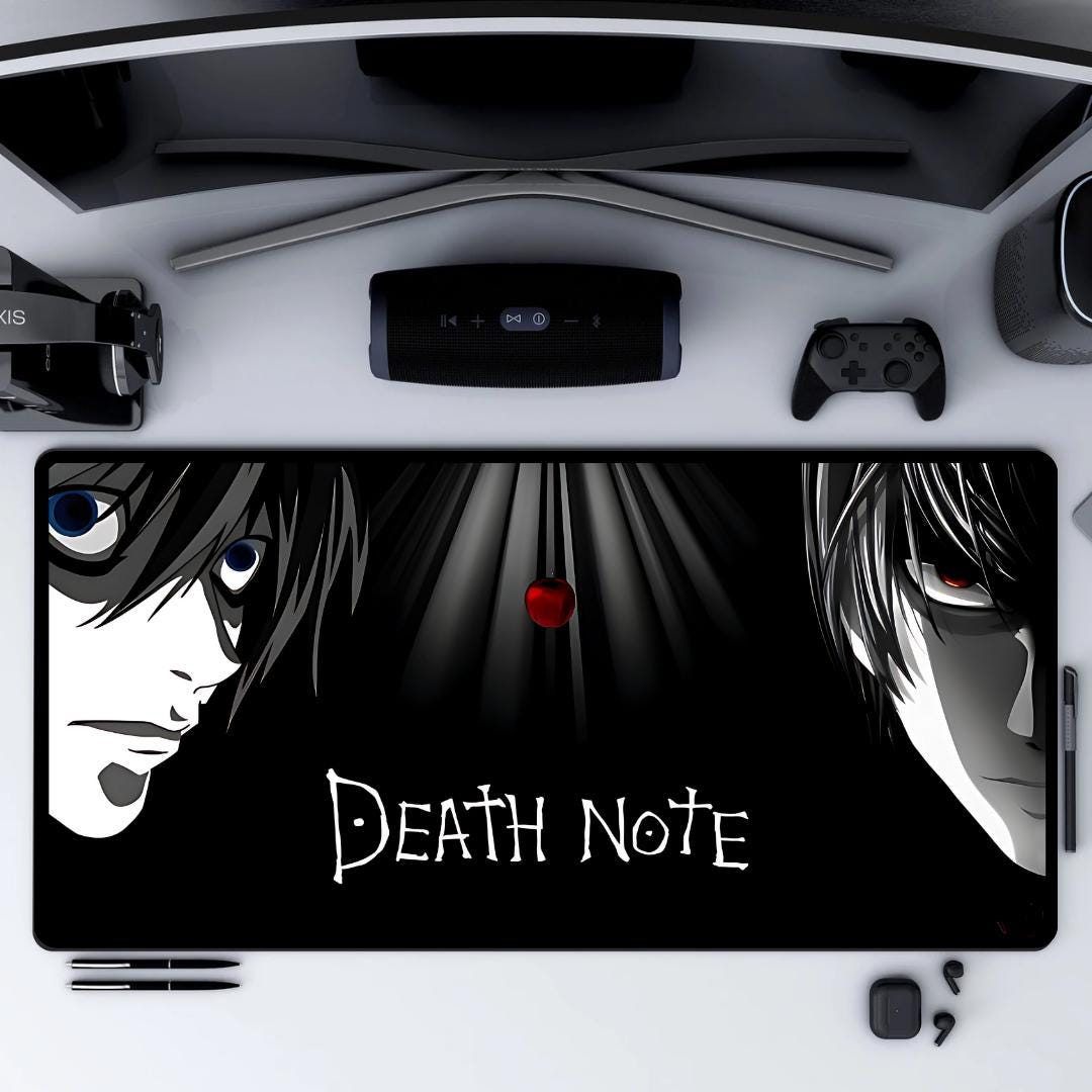 Death Note Desk Mat Gaming Mouse Pad Anime Desk Mat Gift for Anime ...