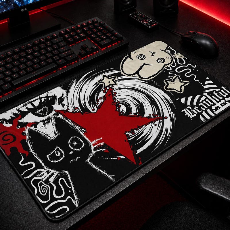Grunge Desk Mousepad - Etsy