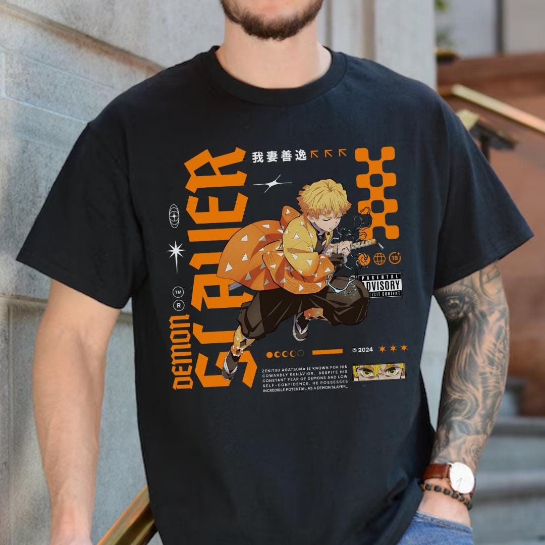 Zenitsu Shirt Perfect Gift for Anime Lovers Otaku Gift Idea Demon ...