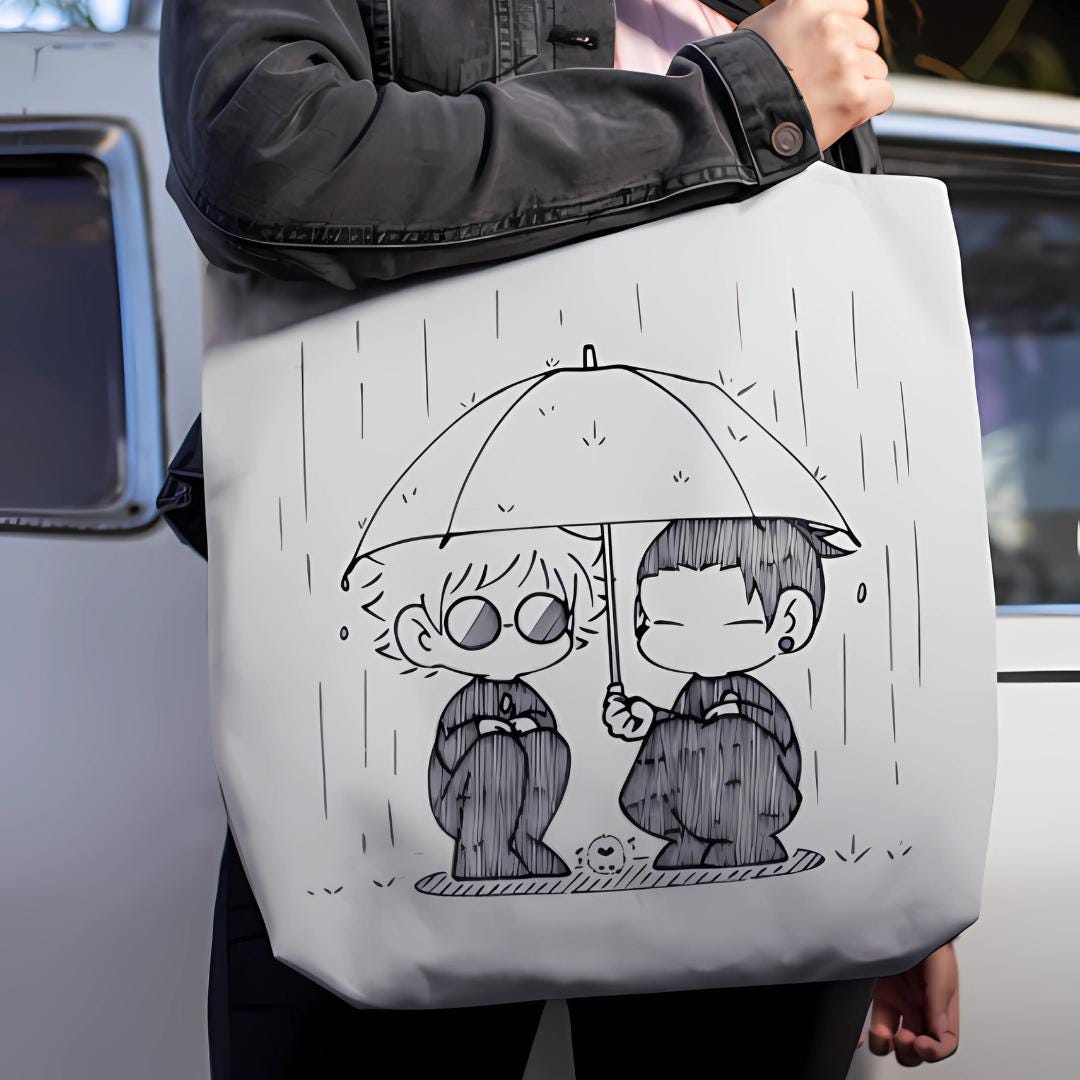 Gojo and Geto Tote Bag Gift for Anime Lover Girl Kawaii Anime Tote ...