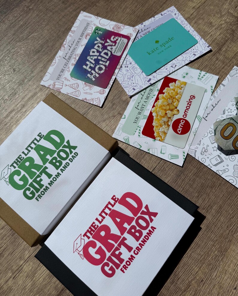Graduate Gift Card Box, College Gift Card Book, High School Graduate ...