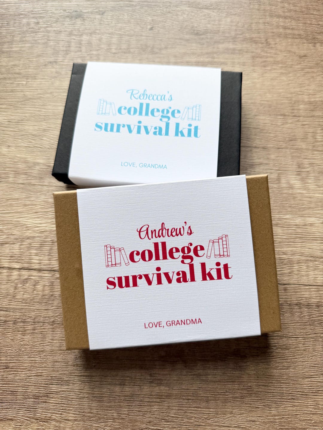 College Survival Kit, College Gift Card Book Box, Graduation Gift Card ...