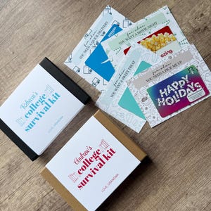 College Survival Kit, College Gift Card Book Box, High School ...