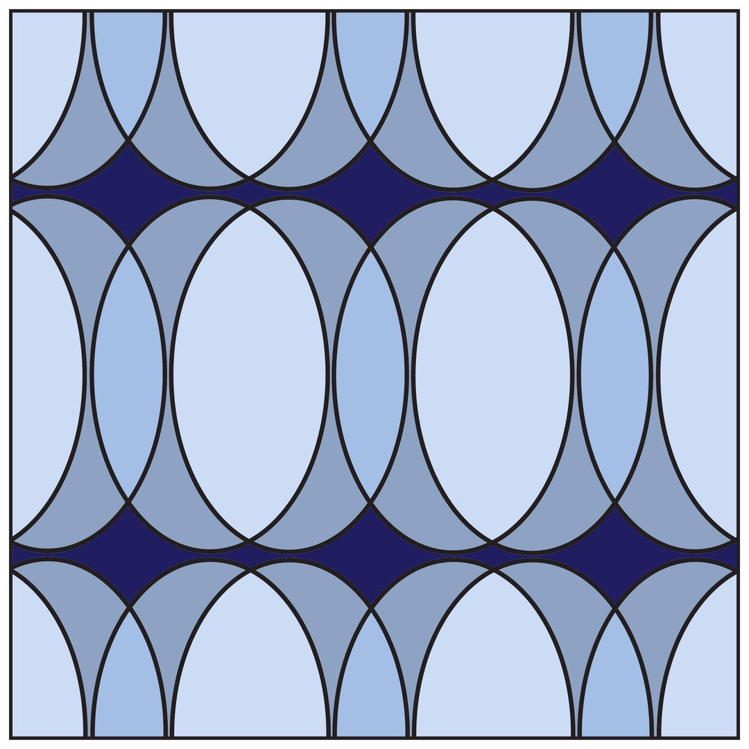 Hipster Stained Glass Pattern - Etsy