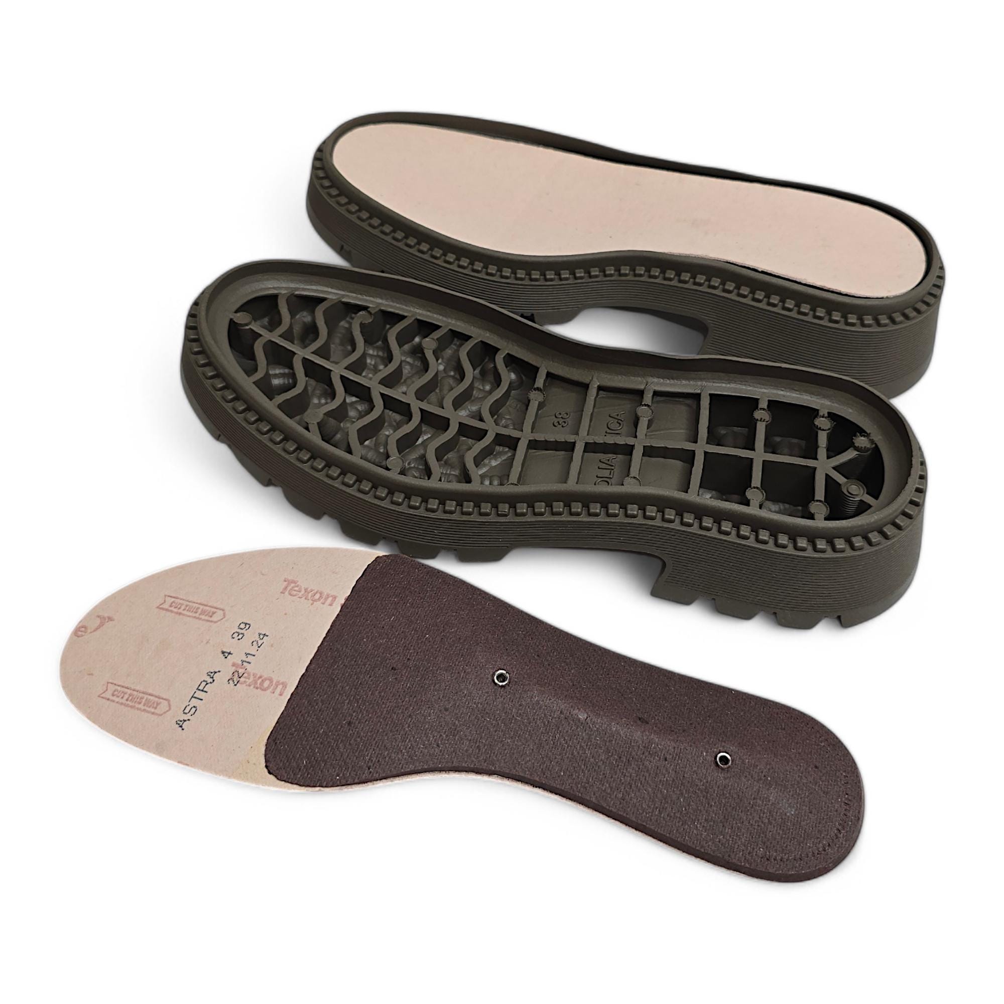 Reinforced Shoemaking Insoles With Shank | Texon & Fiber Base for DIY ...