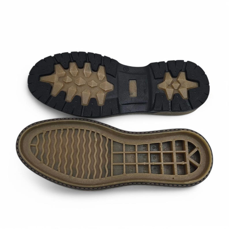Men’s Rubber Non-slip Shoe Soles | Boots Outsoles for DIY Shoe Crafting ...
