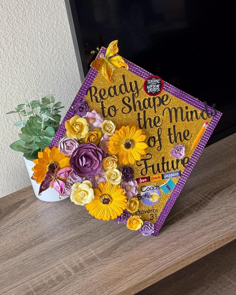Custom Graduation Cap - Made to Order - Personalized With Your Design ...