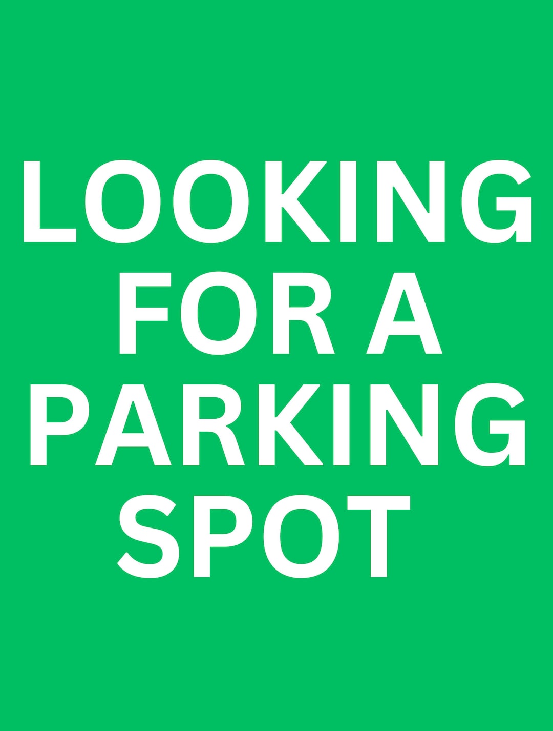 Printed Parking Spot Helper Spot Finder Sign - Etsy