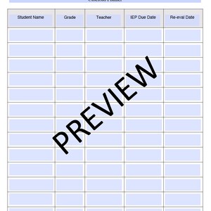 Caseload Planner | Fillable, Printable PDF for Slps, Ots, Pts ...