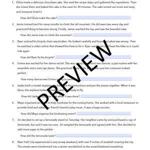 How Questions Worksheet for Speech Therapy | Fillable, Printable PDF ...