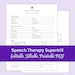 Superbill Template PDF for Speech Therapists - Editable | Fillable ...