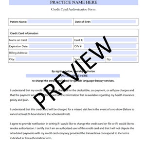 New Speech Therapy Practice Forms Bundle | Editable, Fillable ...