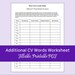 Alveolar CV Words Worksheet for Apraxia | Fillable, Printable PDF - Etsy