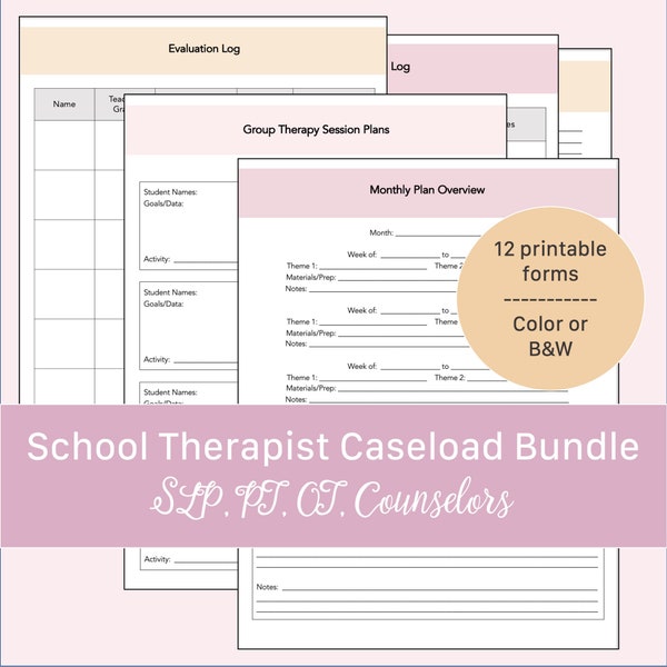 Caseload Planner - Etsy