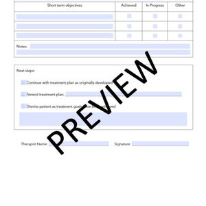 Speech Therapy Progress Report Template | Editable, Fillable, Printable ...