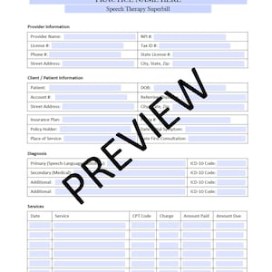 New Speech Therapy Practice Forms Bundle | Editable, Fillable ...