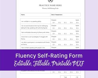 Teacher Rating Scale: Language, Grades 3-5 Worksheet for Speech Therapy ...
