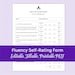Fluency Self-rating Scale for Speech Therapy | Fillable, Printable PDF ...