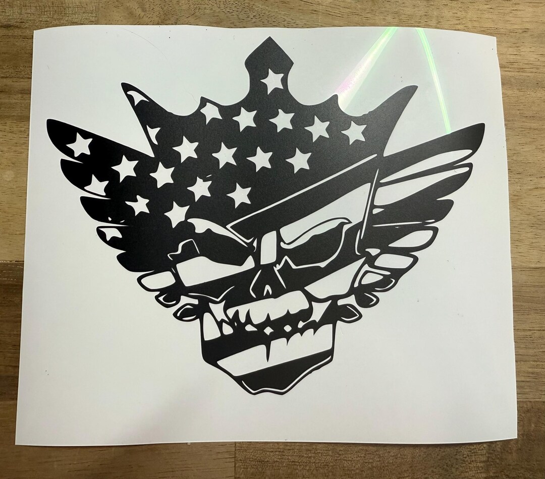 Cody Rhodes Skull Decal - Etsy