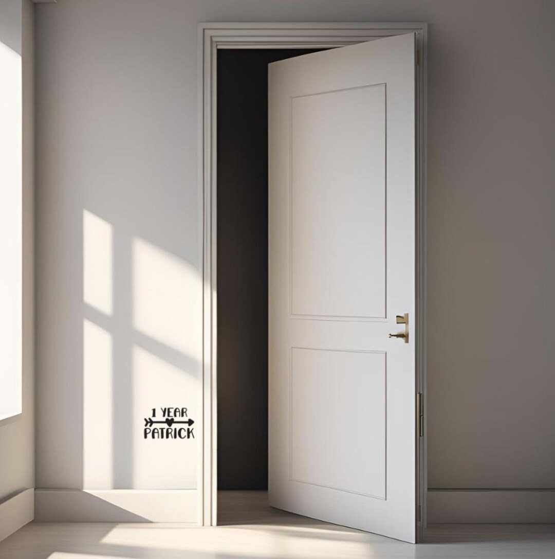 Custom Height Markers, Growth Chart Stickers, Arrows With Years ...