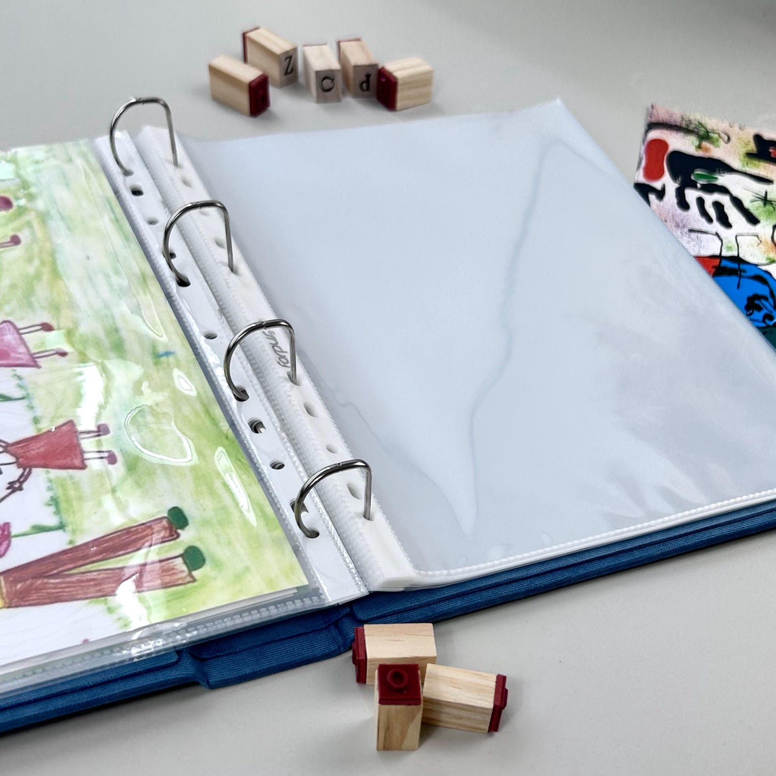 Kids Art Binder – Custom Artwork Binder, Drawing Organizer, Toddler Art ...
