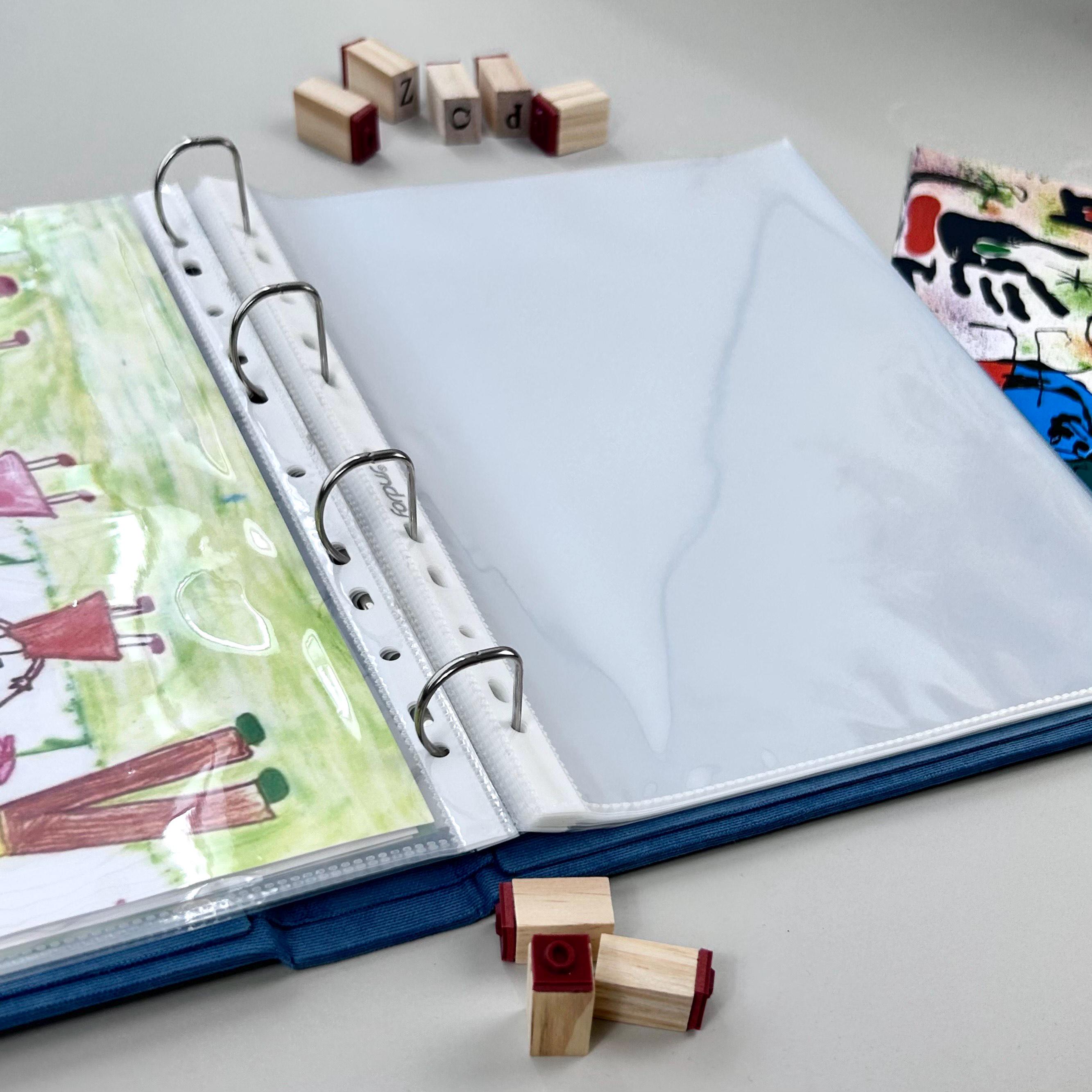Kids Art Binder – Custom Artwork Binder, Drawing Organizer, Toddler Art ...