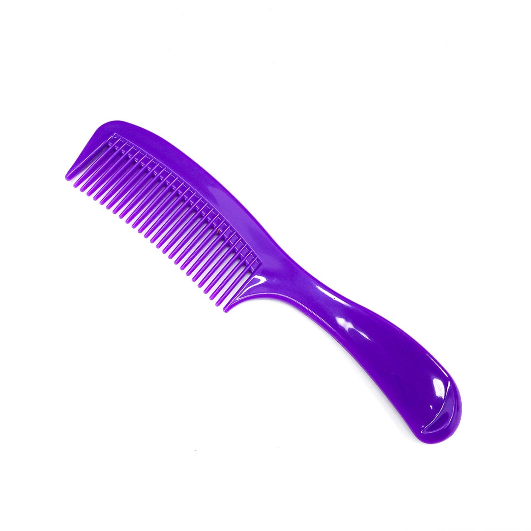 Large Retro Plastic Comb With Handle - Etsy